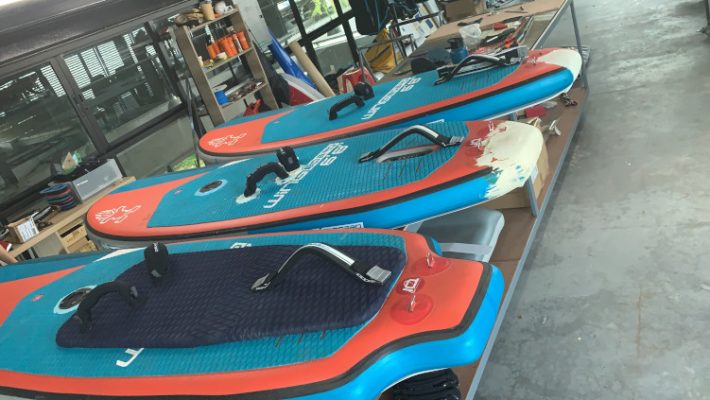Starboard Air Foil : inflatable board with innovative deck foil mount ...